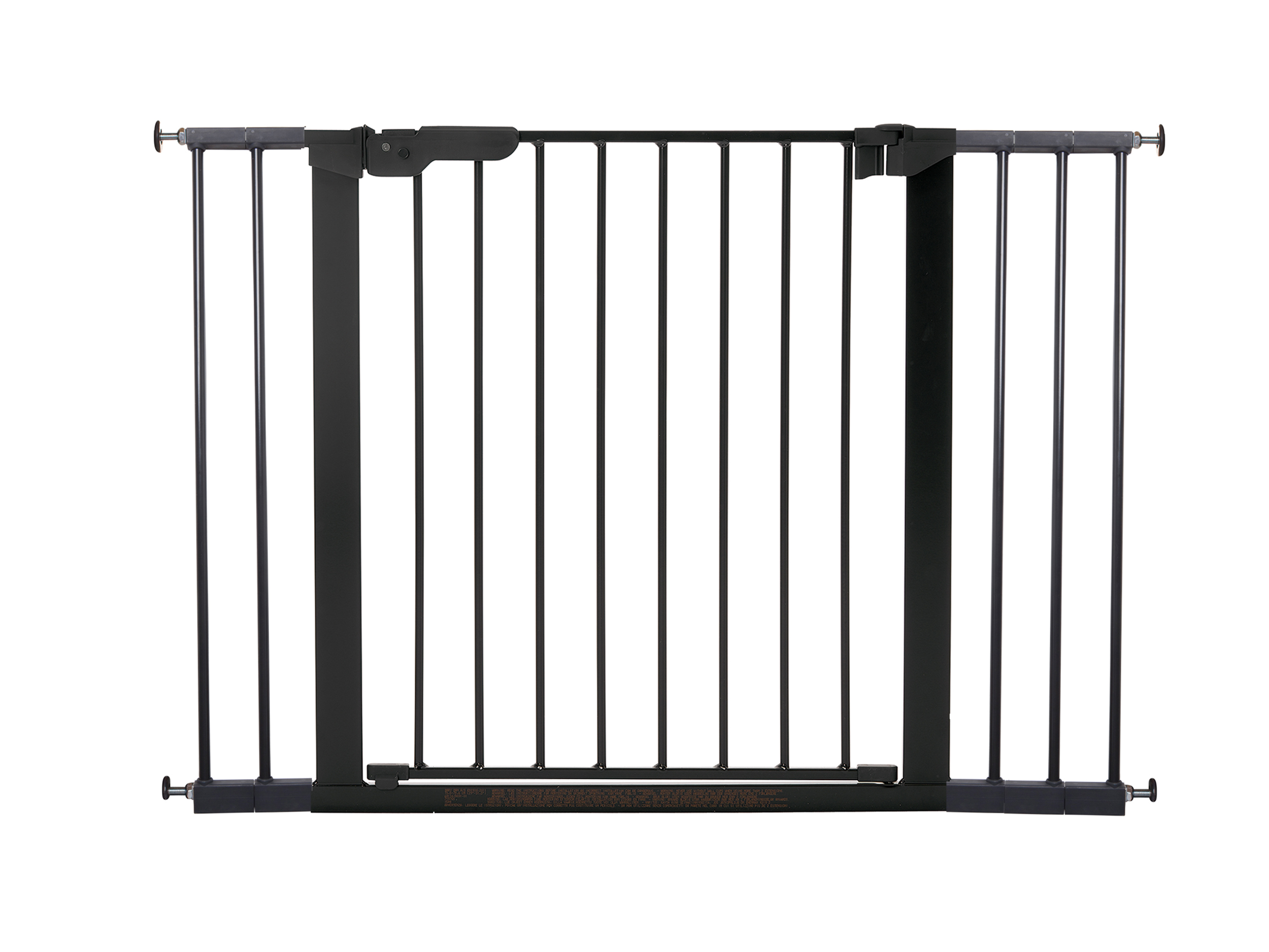 BabyDan Premier Safety Gate with 5 Extensions, Black