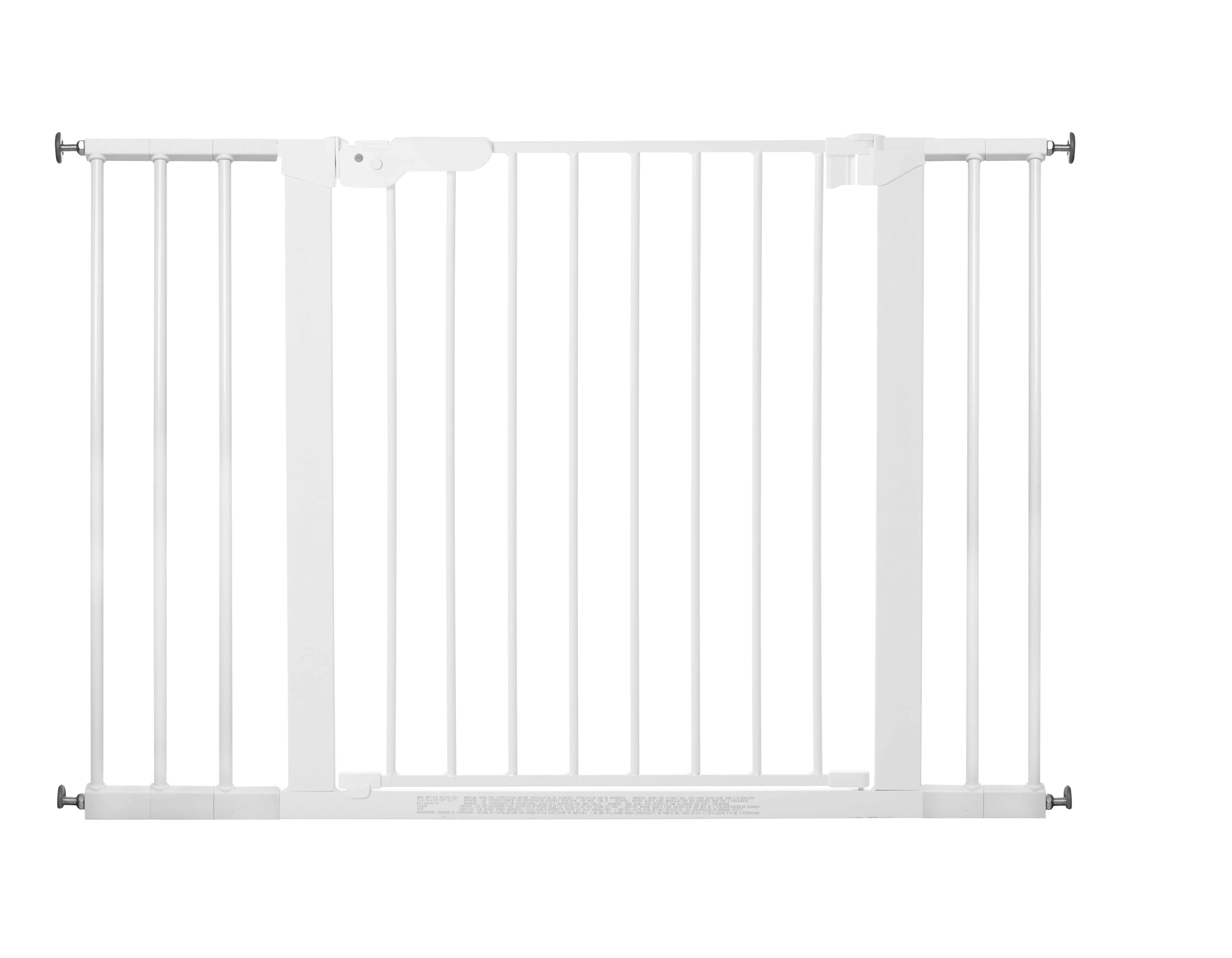 BabyDan Premier Safety Gate with 5 Extensions, White